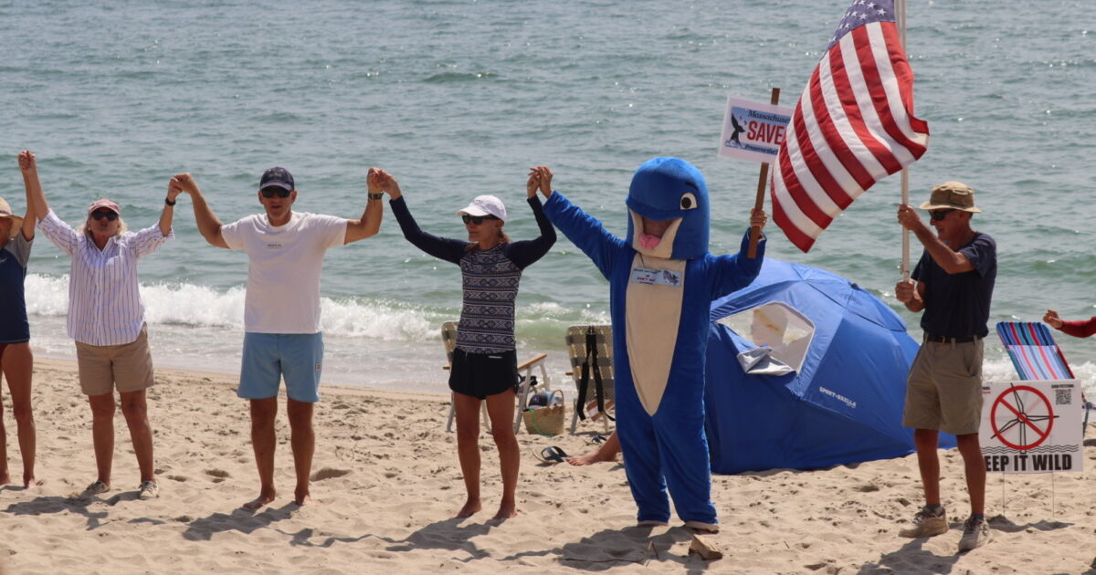 Nantucket Current | Protest Against Offshore Wind Held At Cisco Beach