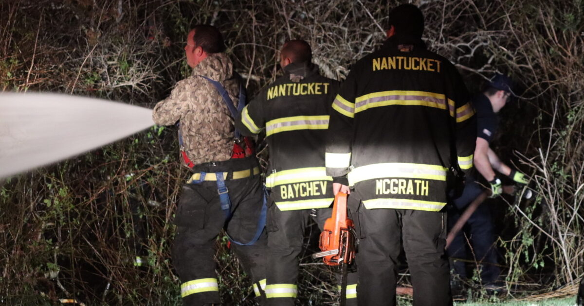 Nantucket Current | NFD Battles Brush Fire In Tom Nevers Monday Night