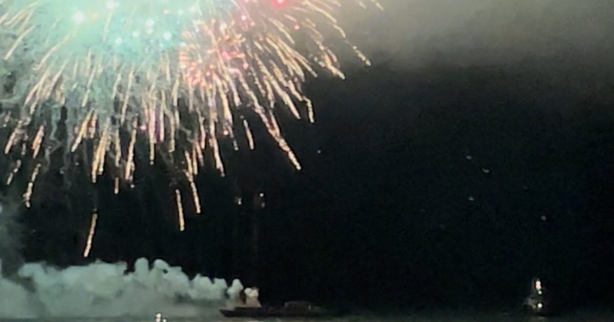 Nantucket Current | Massive Fireworks Show Staged From Barge Off The…