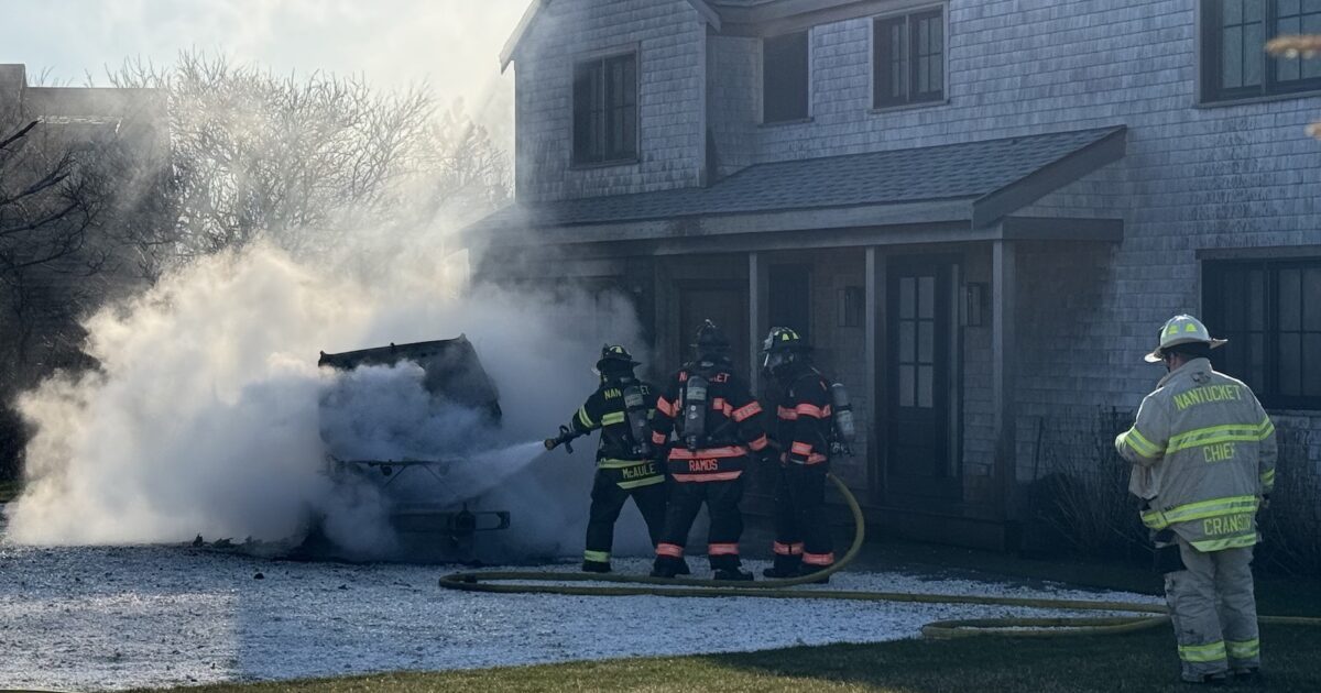 Nantucket Current | Car Fire Extinguished At Madaket Road Property