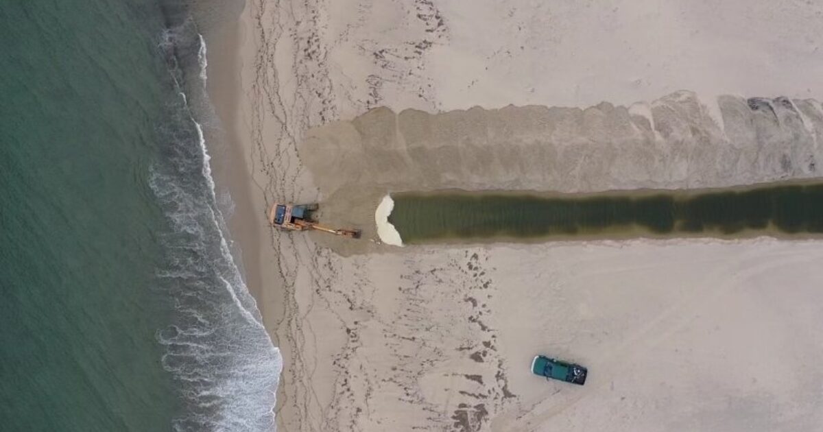 Nantucket Current | Sesachacha Pond Opened To The Ocean