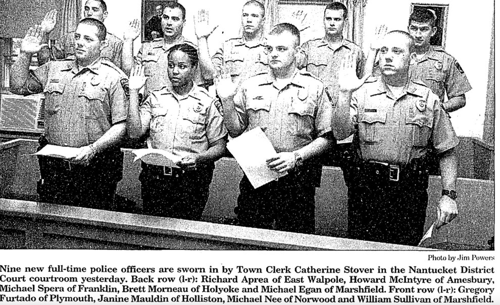Nantucket Current | Nantucket Police Mourn Passing Of Former NPD…