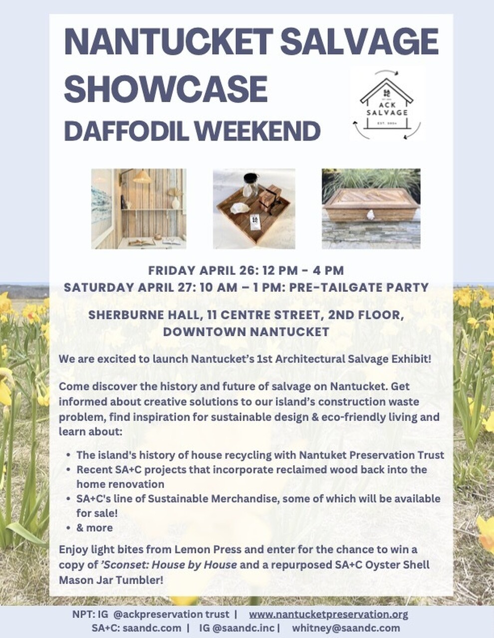 Nantucket Current | Nantucket Current's 2024 Daffodil Weekend Event…